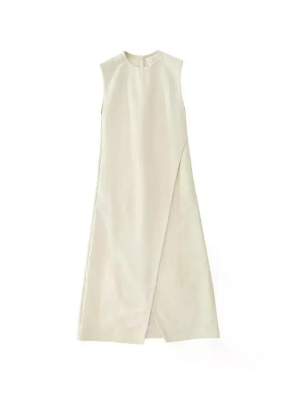 Studio Nicholson Corus Asymmetric Midi Dress - Neutrals
