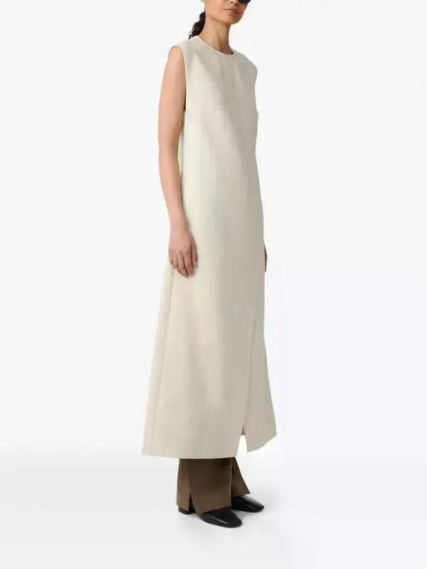 Studio Nicholson Corus Asymmetric Midi Dress - Neutrals