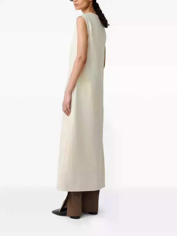 Studio Nicholson Corus Asymmetric Midi Dress - Neutrals