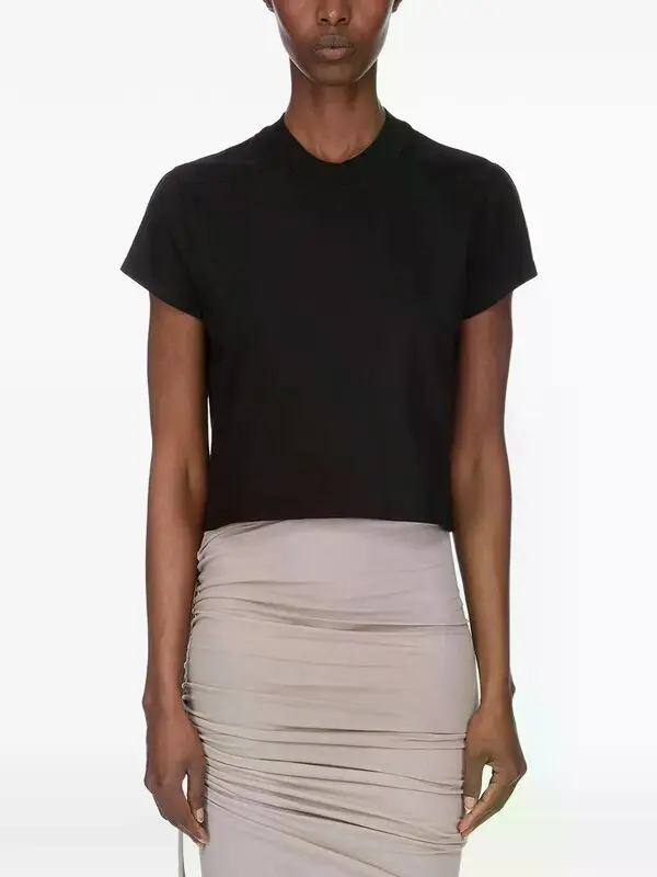 Rick Owens Cropped T-shirt - Black