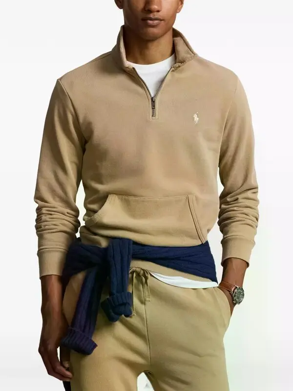 Polo Ralph Lauren Zip-fastening Pocket Polo Shirt - Neutrals