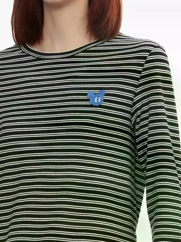 MINI CREAM Striped Long-sleeve T-shirt