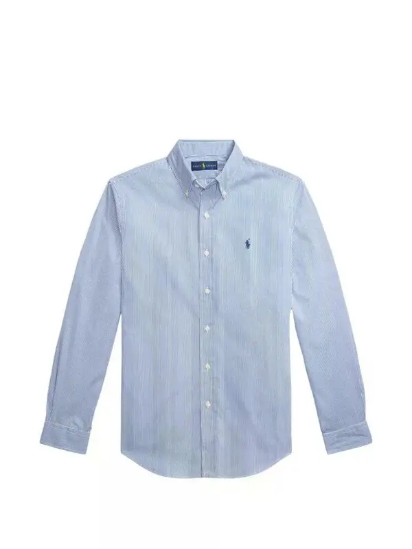Polo Ralph Lauren Striped Long-sleeve Shirt - Blue
