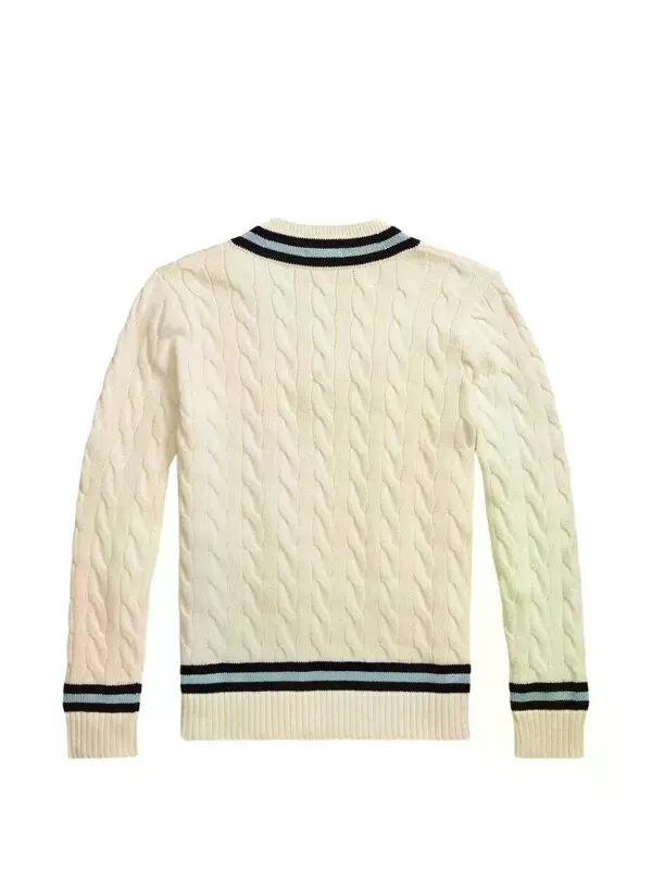 Polo Ralph Lauren Cable-knit V-neck Sweater