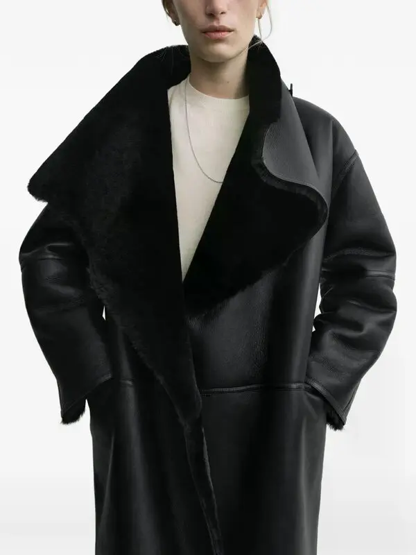 TOTEME Oversized Coat - Black