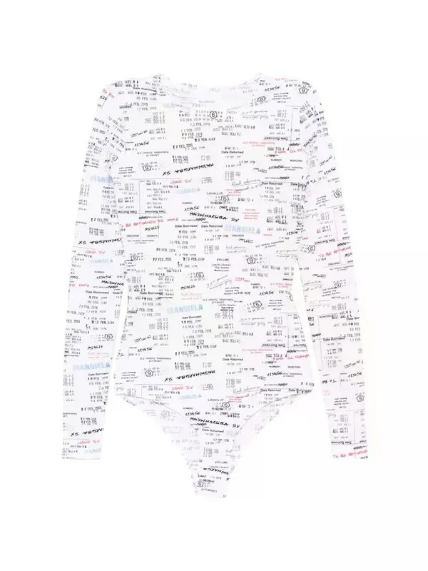 MAISON MARGIELA Printed Bodysuit