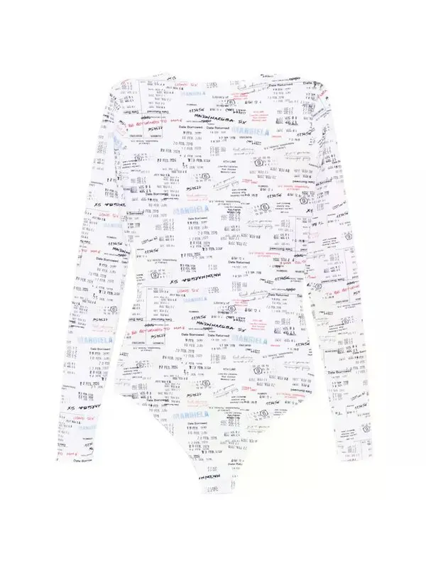 MAISON MARGIELA Printed Bodysuit