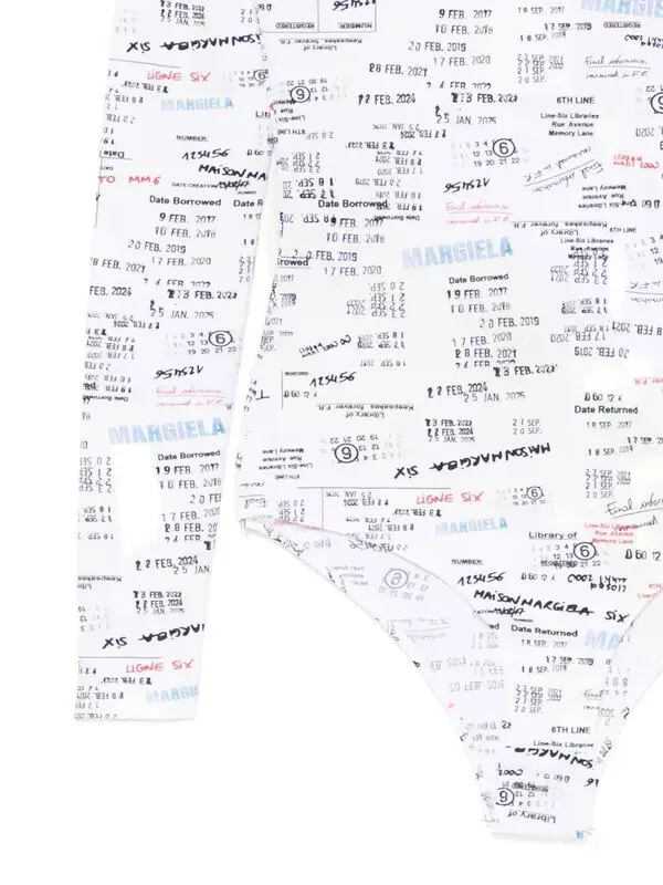MAISON MARGIELA Printed Bodysuit