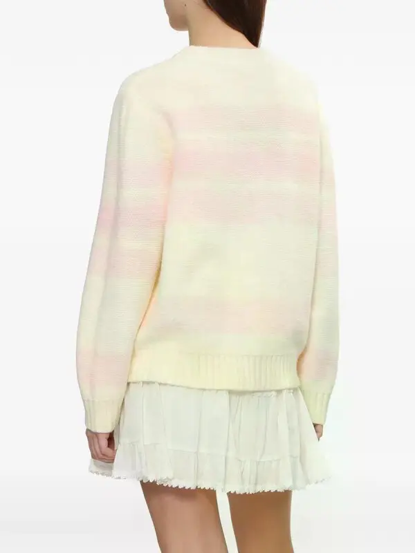 TOUT A COUP Striped Crew-neck Sweater