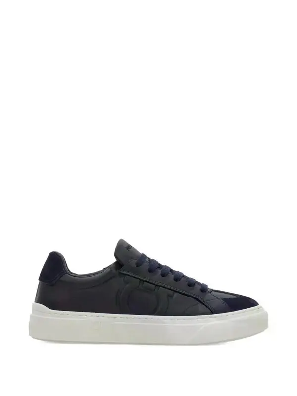 FERRAGAMO Lace-up Fastening Sneakers - Blue