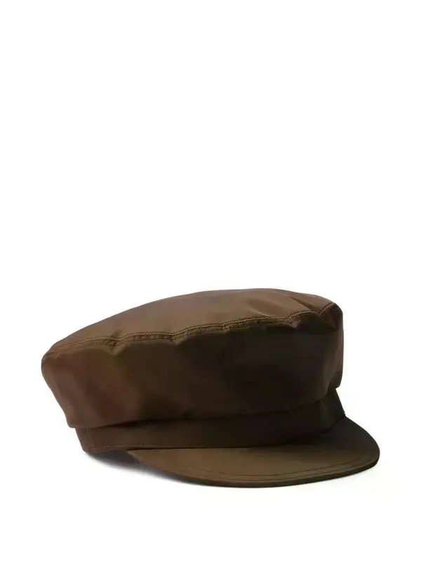 Prada Newsboy Cap - Brown