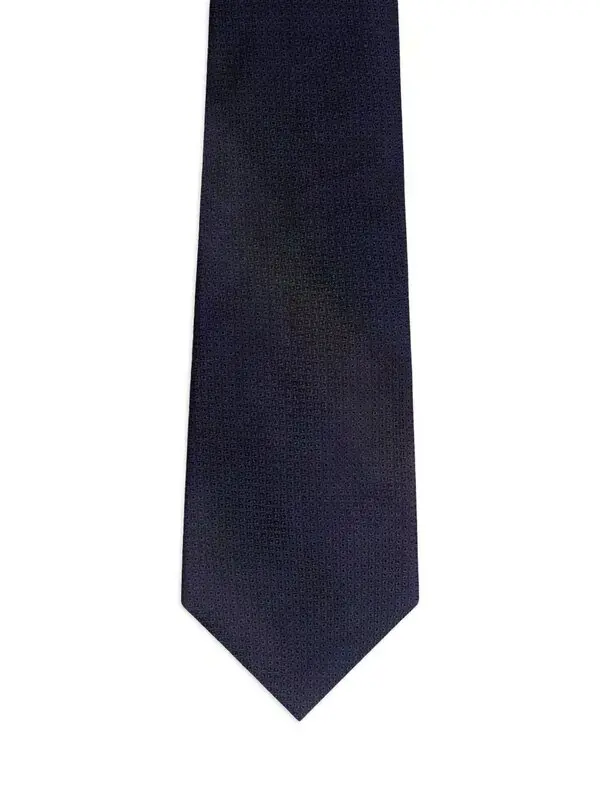 FURSAC Patterned Silk Necktie - Blue