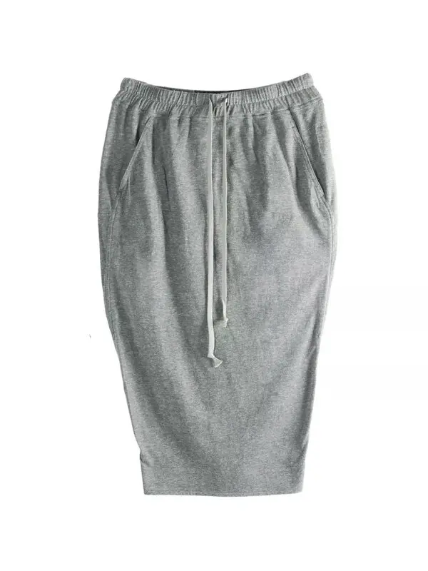 Rick Owens Drawstring-fastening Midi Skirt - Grey