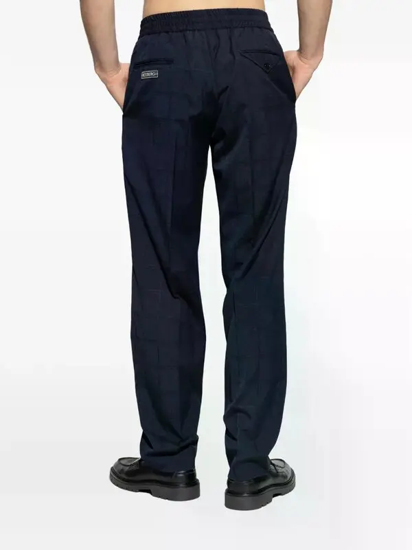 Iceberg Checked Drawstring Trousers