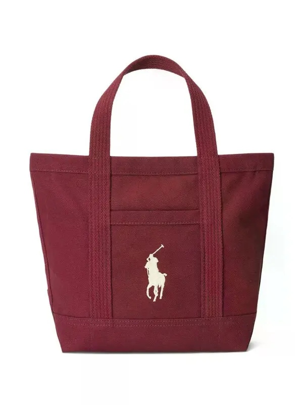 Polo Ralph Lauren Logo-embroidered Tote Bag - Red