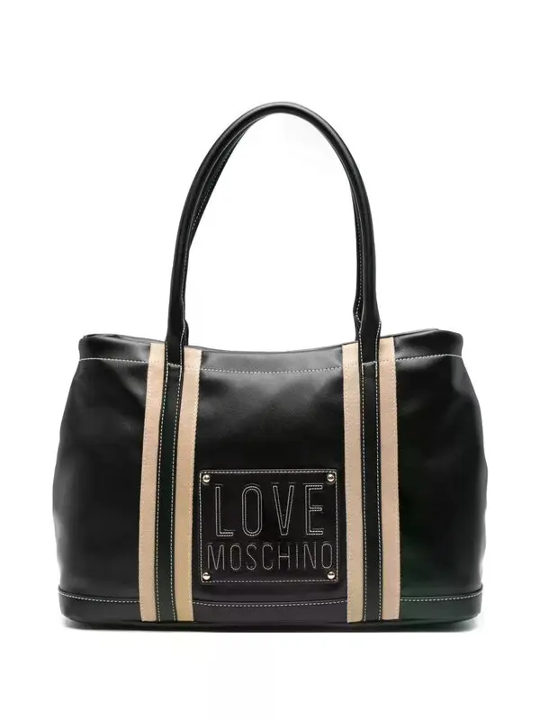 Moschino Logo-patch Shoulder Bag