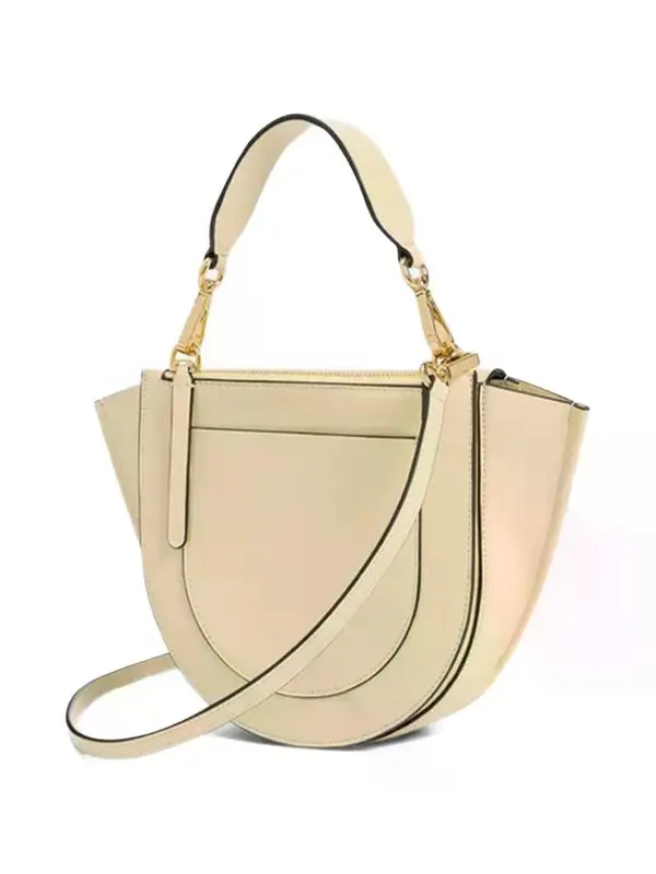 WANDLER Hortensia Top Handle Satchel - Neutrals
