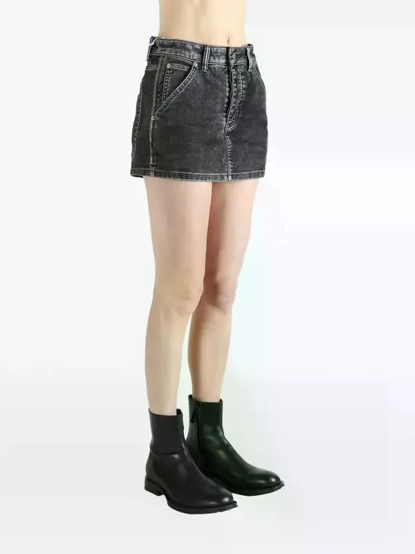 Alexander Wang Logo Patch Mini Skort - Grey
