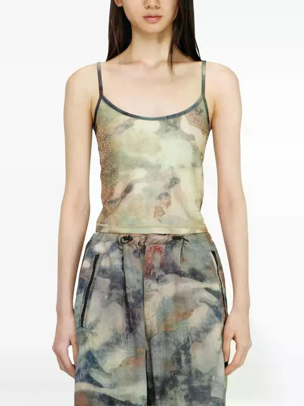 DIESEL® Embellished Top - Neutrals