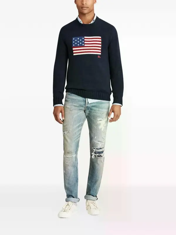 Polo Ralph Lauren Crew-neck Long-sleeve Sweater
