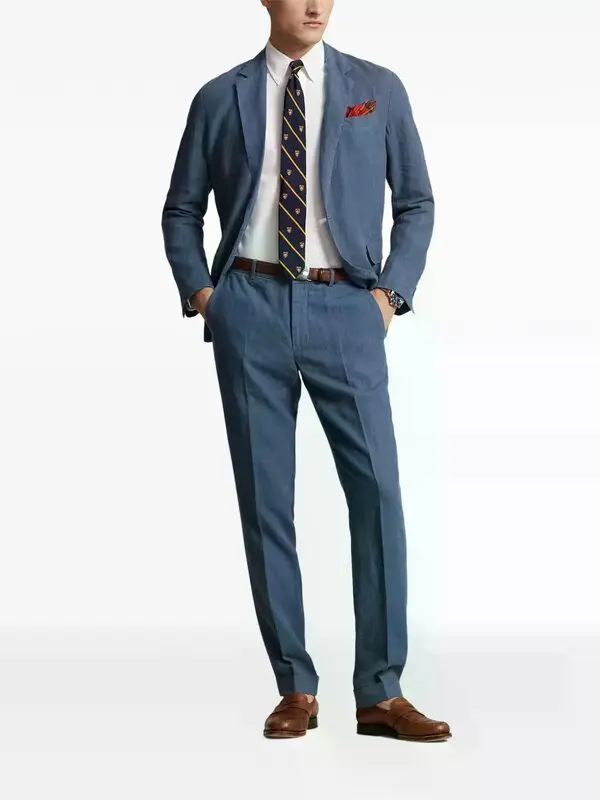 Polo Ralph Lauren Pressed-crease Trousers - Blue