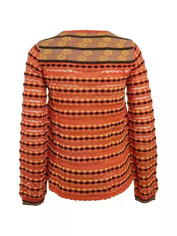 Missoni Patterned Open-knit Sweater