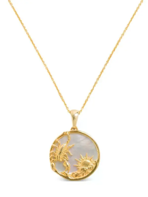 FREYA ROSE Scorpio Pendant Necklace - Gold