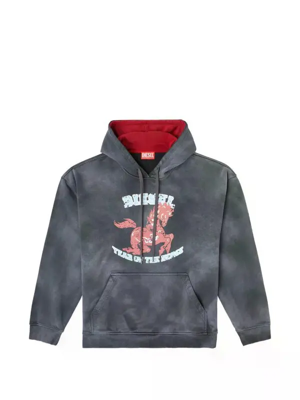 DIESEL® Graphic Hoodie - Grey