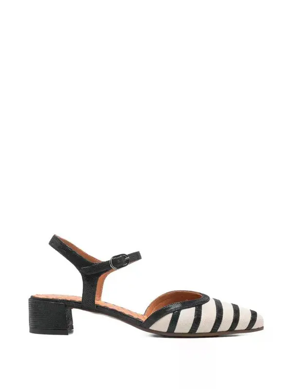 Chie Mihara Haler Striped Heeled Pumps