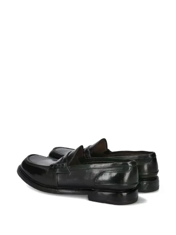 Premiata Woven Leather Loafers