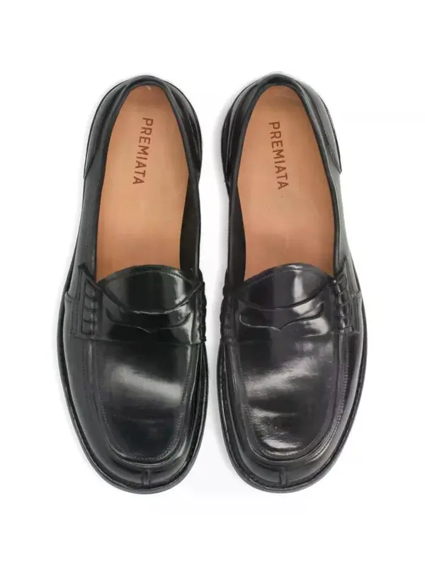 Premiata Woven Leather Loafers
