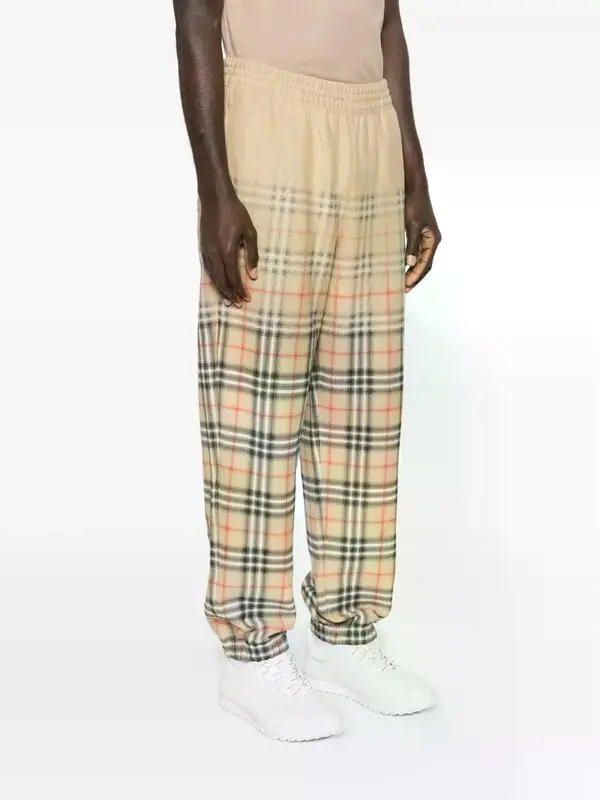 Burberry Gradient Check Track Pants