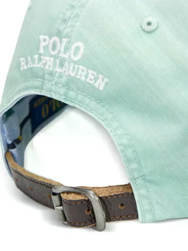 Polo Ralph Lauren Logo-embroidered Buckle-strap Cap - Green