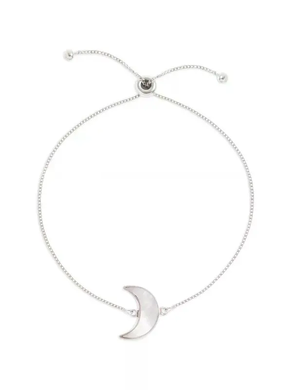 FREYA ROSE Moon Adjustable Bracelet - Silver