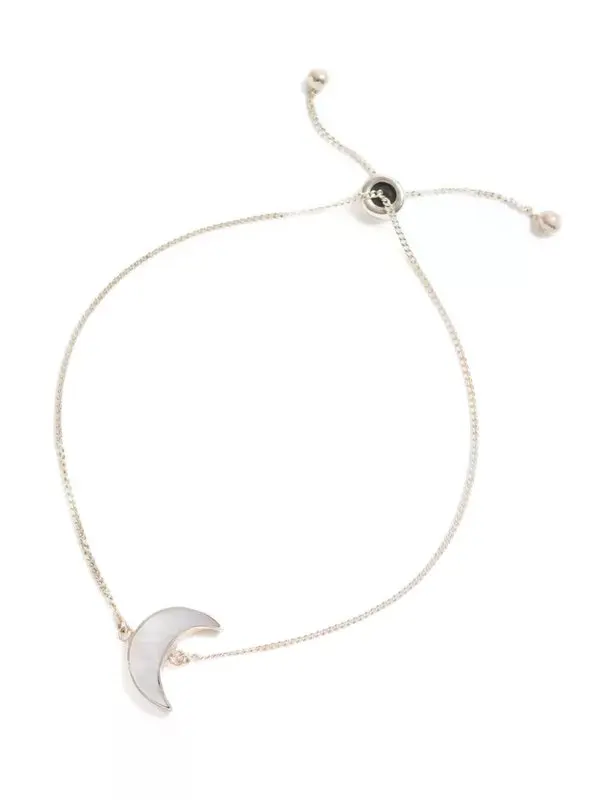 FREYA ROSE Moon Adjustable Bracelet - Silver