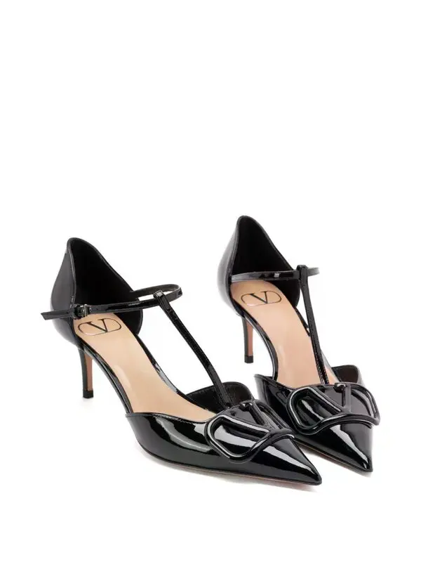 Valentino Garavani Logo-detail Heeled Pumps