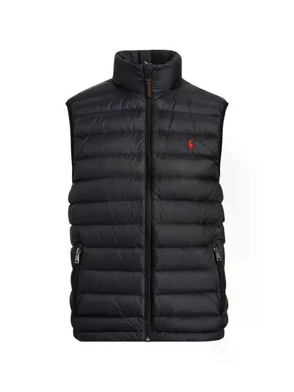 Polo Ralph Lauren Logo-embroidered Padded Gilet - Black