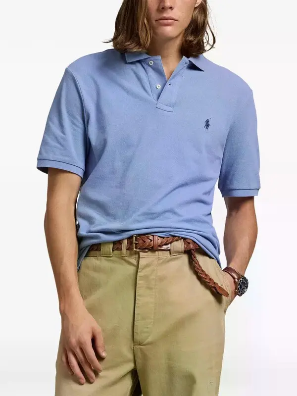 Polo Ralph Lauren Logo Short-sleeve Polo Shirt - Blue
