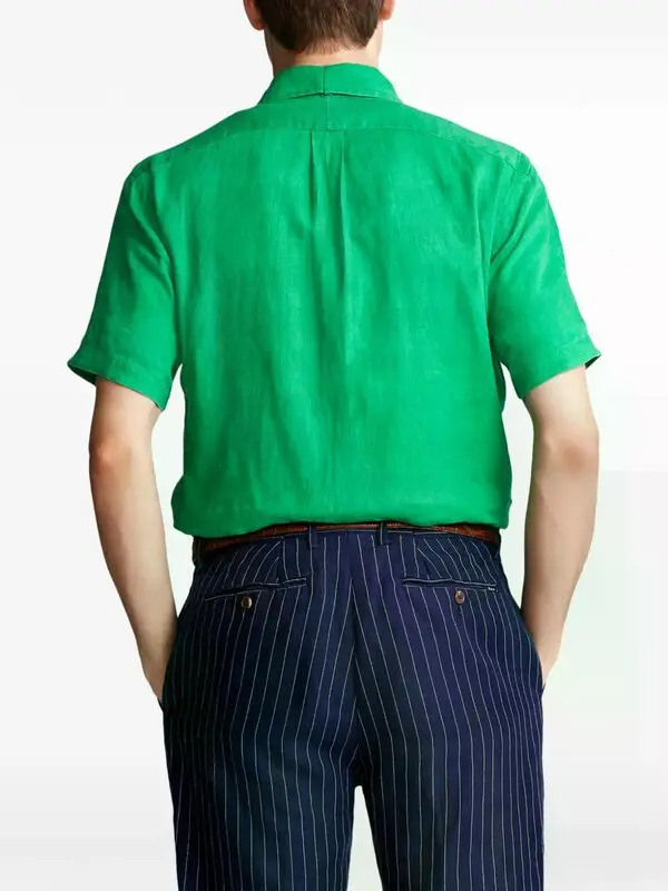 Polo Ralph Lauren Short-sleeved Button Shirt - Green