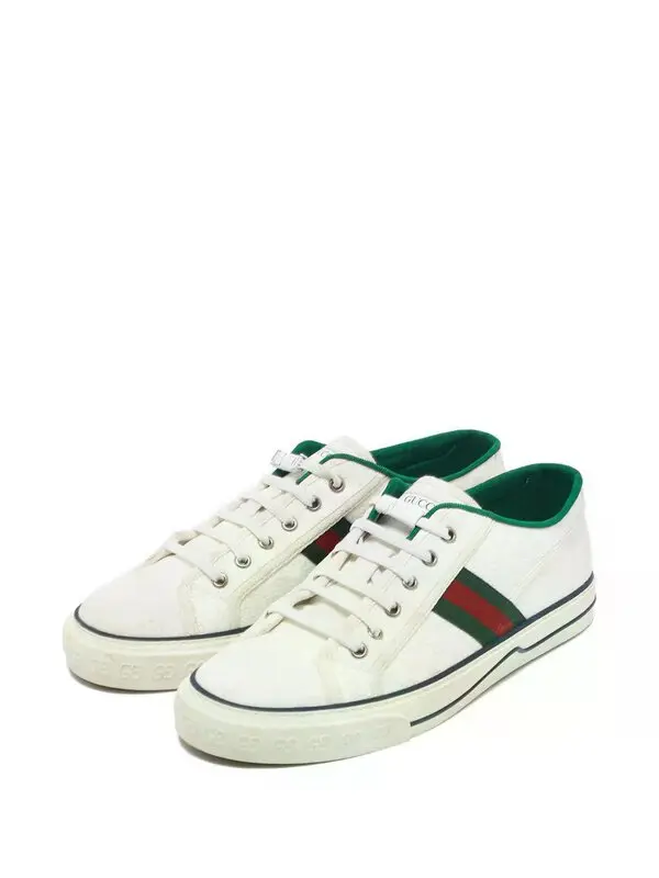 Gucci Tennis 1977 Monogram Sneakers - White