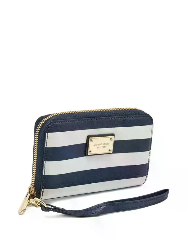 Michael Kors Striped Leather Wallet