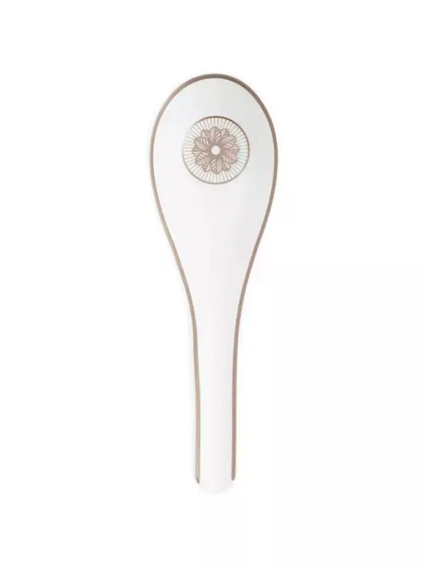 Christofle Malmaison Impériale Floral Porcelain Spoon - White