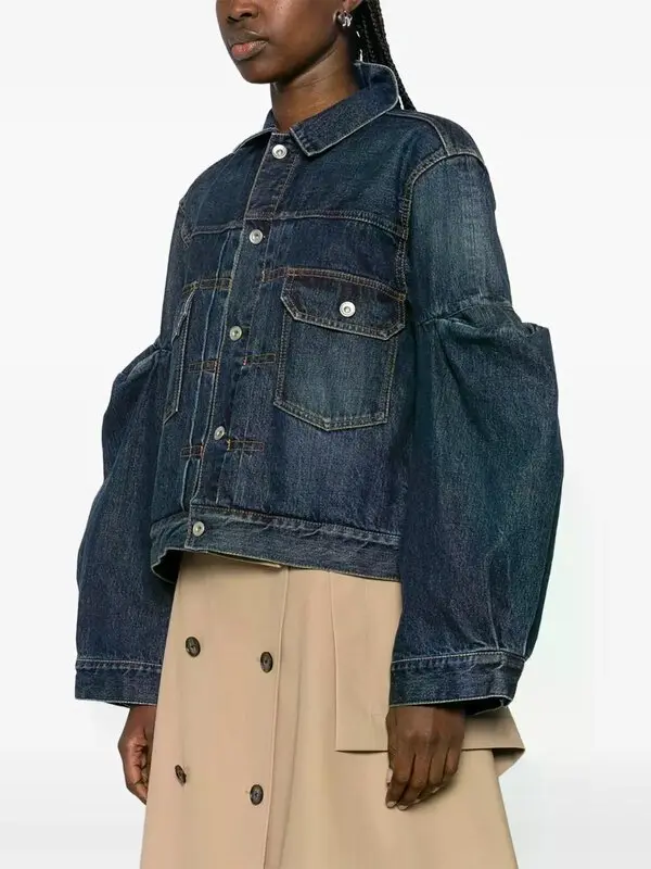 Sacai Button Denim Jacket