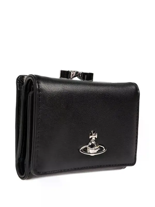 Vivienne Westwood Orb Clasp Wallet - Black | Editorialist