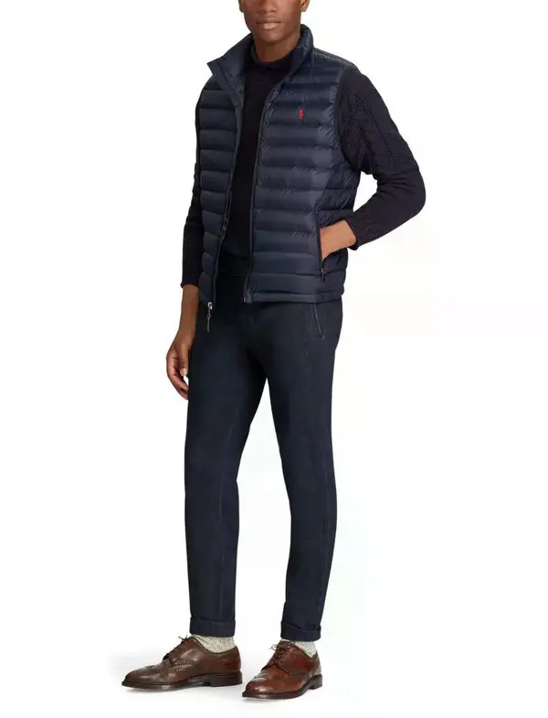 Polo Ralph Lauren Logo-embroidered Gilet - Blue