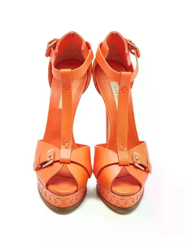 Casadei Platform Leather Sandals