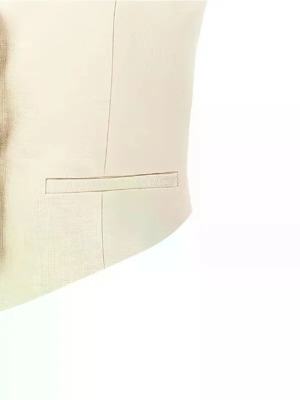 MSGM Buttoned Waistcoat - Neutrals
