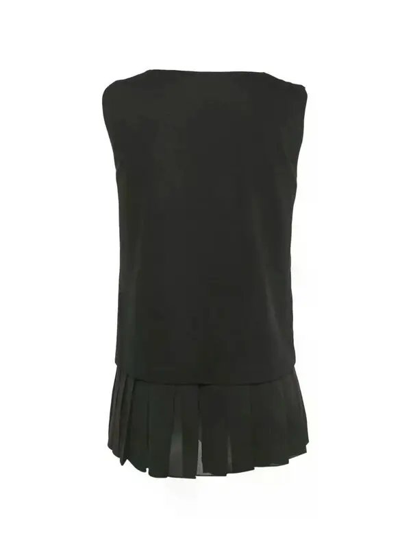 Max Mara Pleated Hem Top