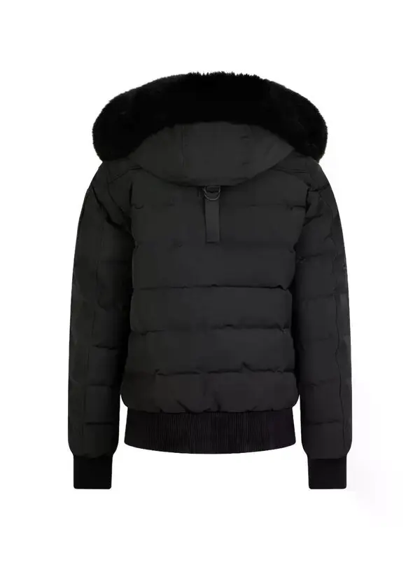 Moose Knuckles Padded Jacket With Shearling Trim