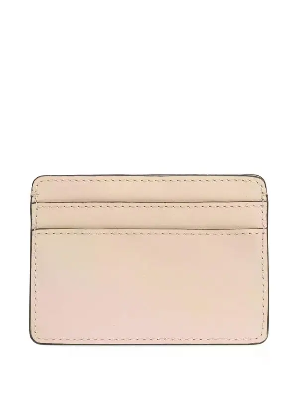 Versace Logo-lettering Card Holder - Neutrals